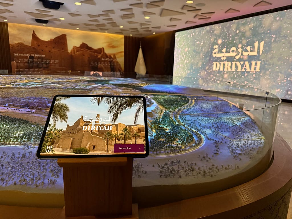 Diriyah Masterplan and Wadi Safar Sales Tool Application | Imagination